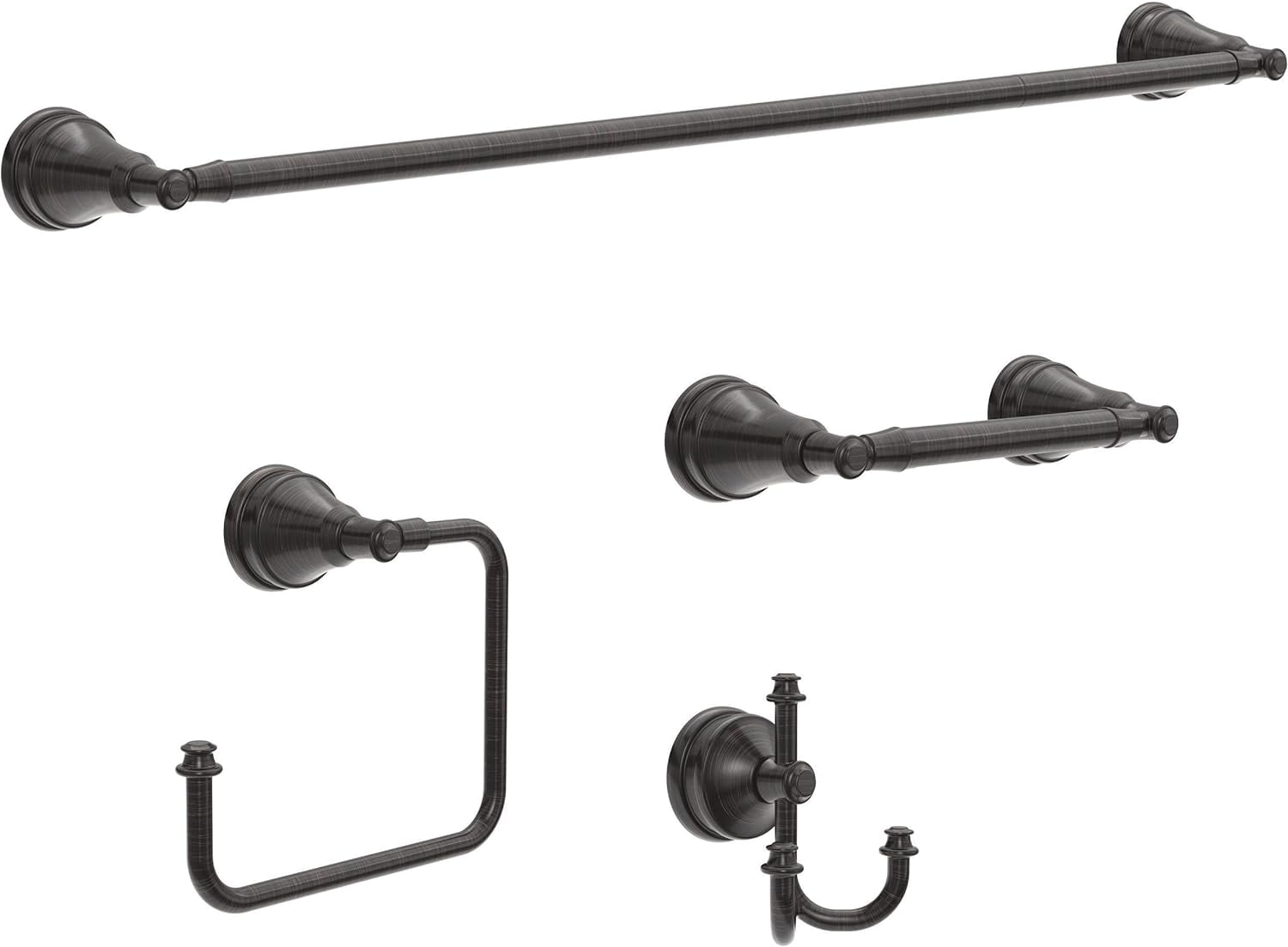 Delta Bath MYN64-VBR Mylan 4 Piece Bath Hardware Set Venetian Bronze ...