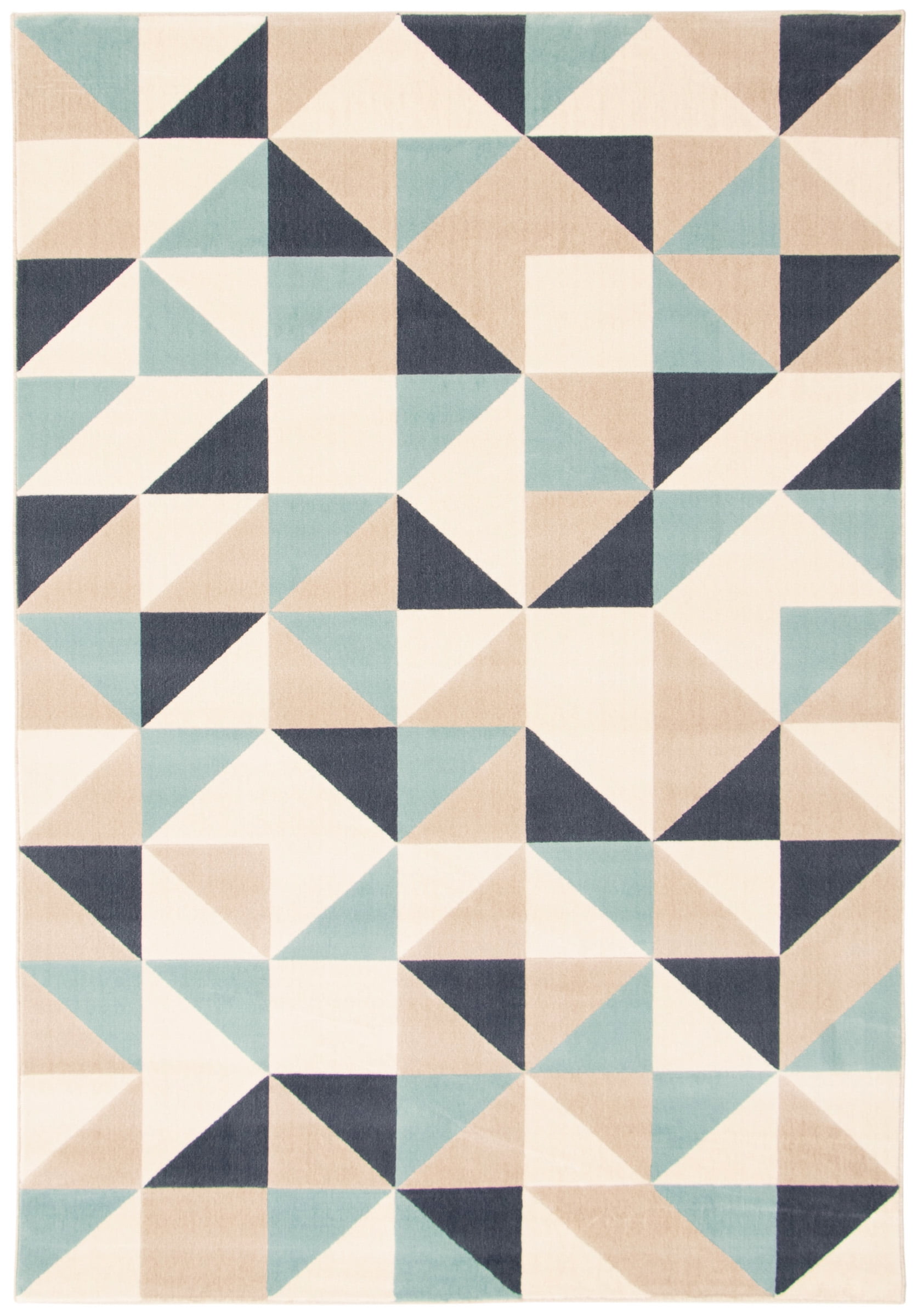 Delta Blue Polypropylene Rug 5'3" x 7'7" - Walmart.com