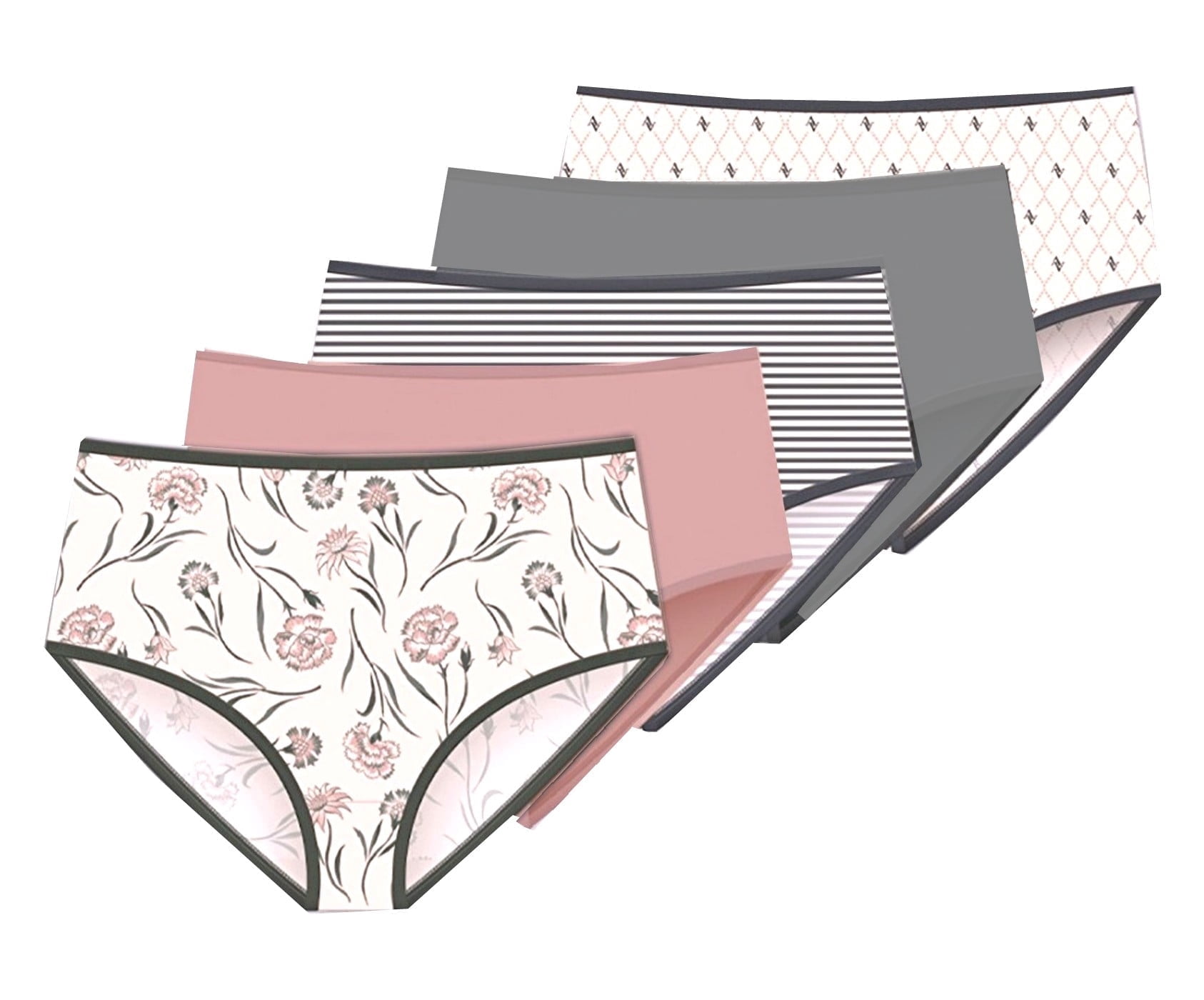 Adrienne Vittadini Intimates Women's Stretch Brushed Microfiber Brief ...