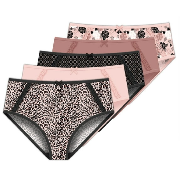 Delta Burke Adrian Vitadin Women's Stretch Microfiber Brief Panties Set ...