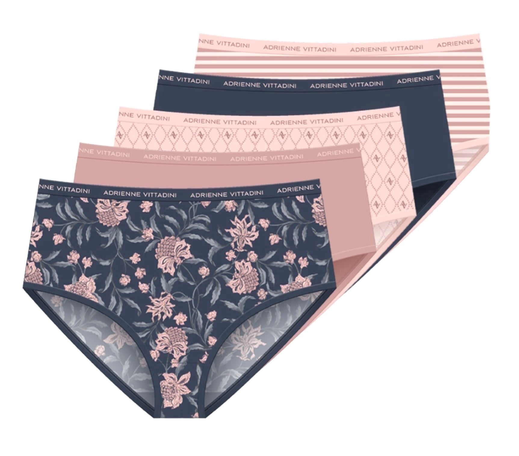 Adrienne Vittadini Intimates Women's Stretch Signature Microfiber Brief ...