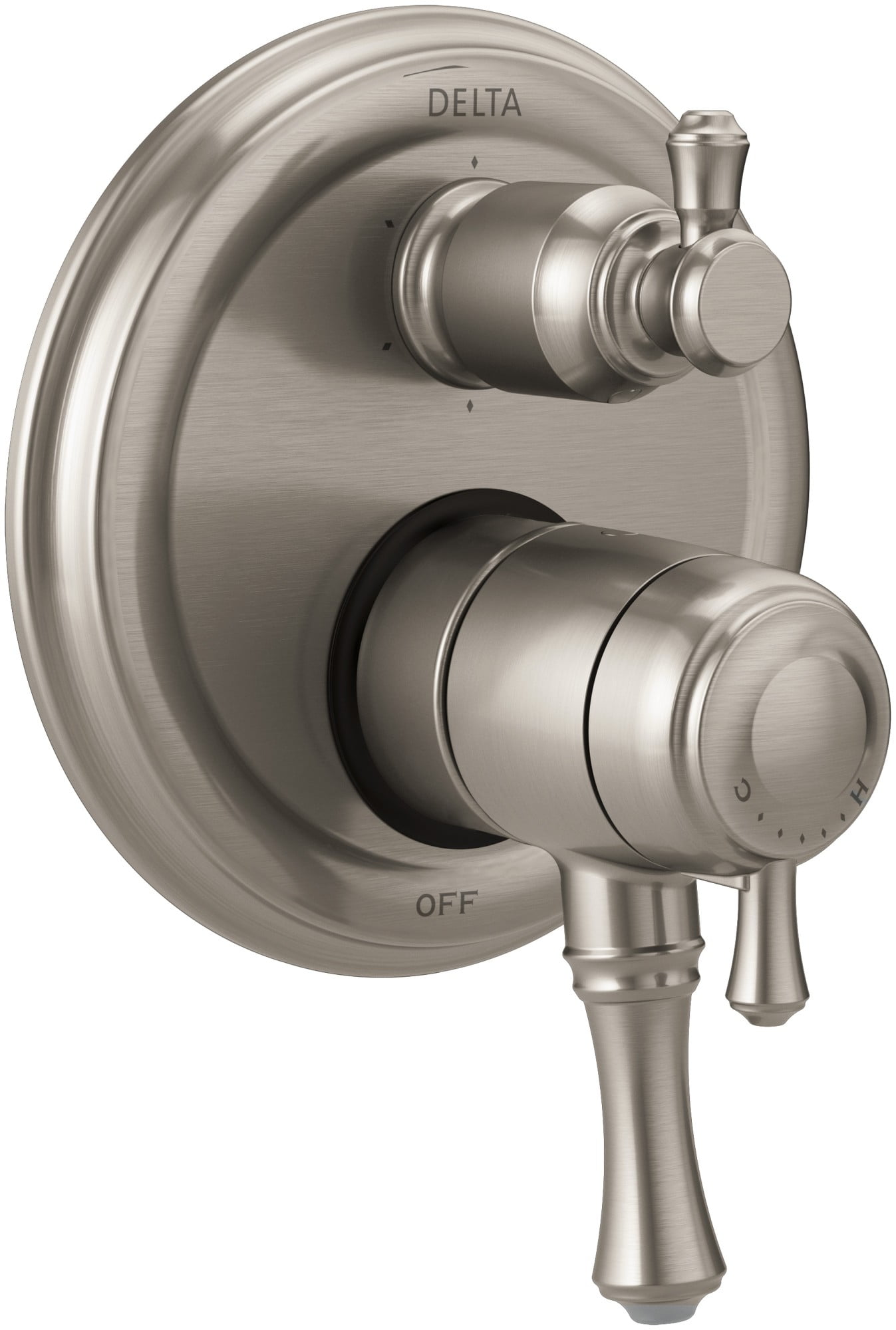 Delta Cassidy Traditional 2-Handle Monitor 17 Series Valve Trim with 6 ...