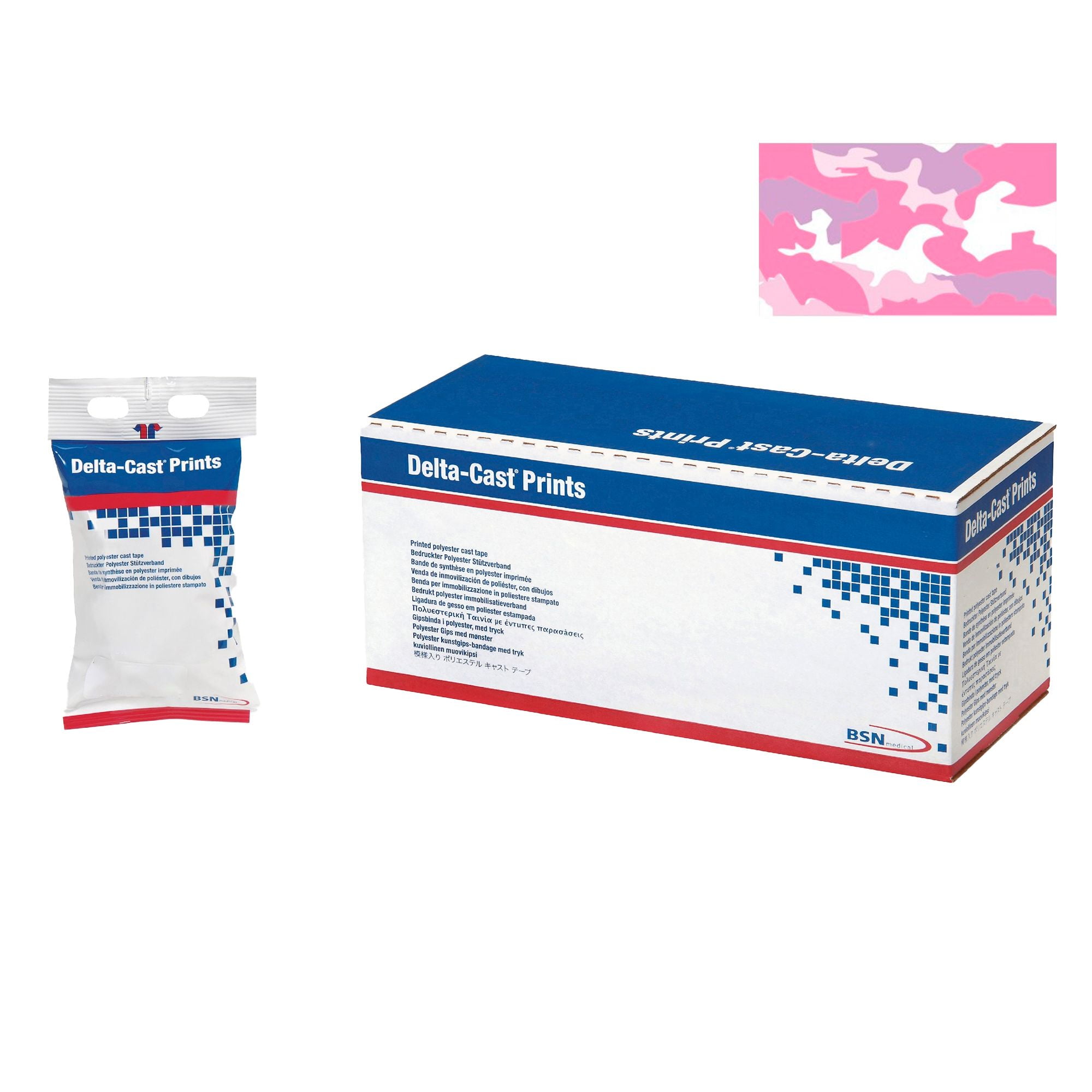 Delta-Cast Pink Camouflage Cast Tape, 2 Inch x 4 Yard (BX/10) - Walmart.com