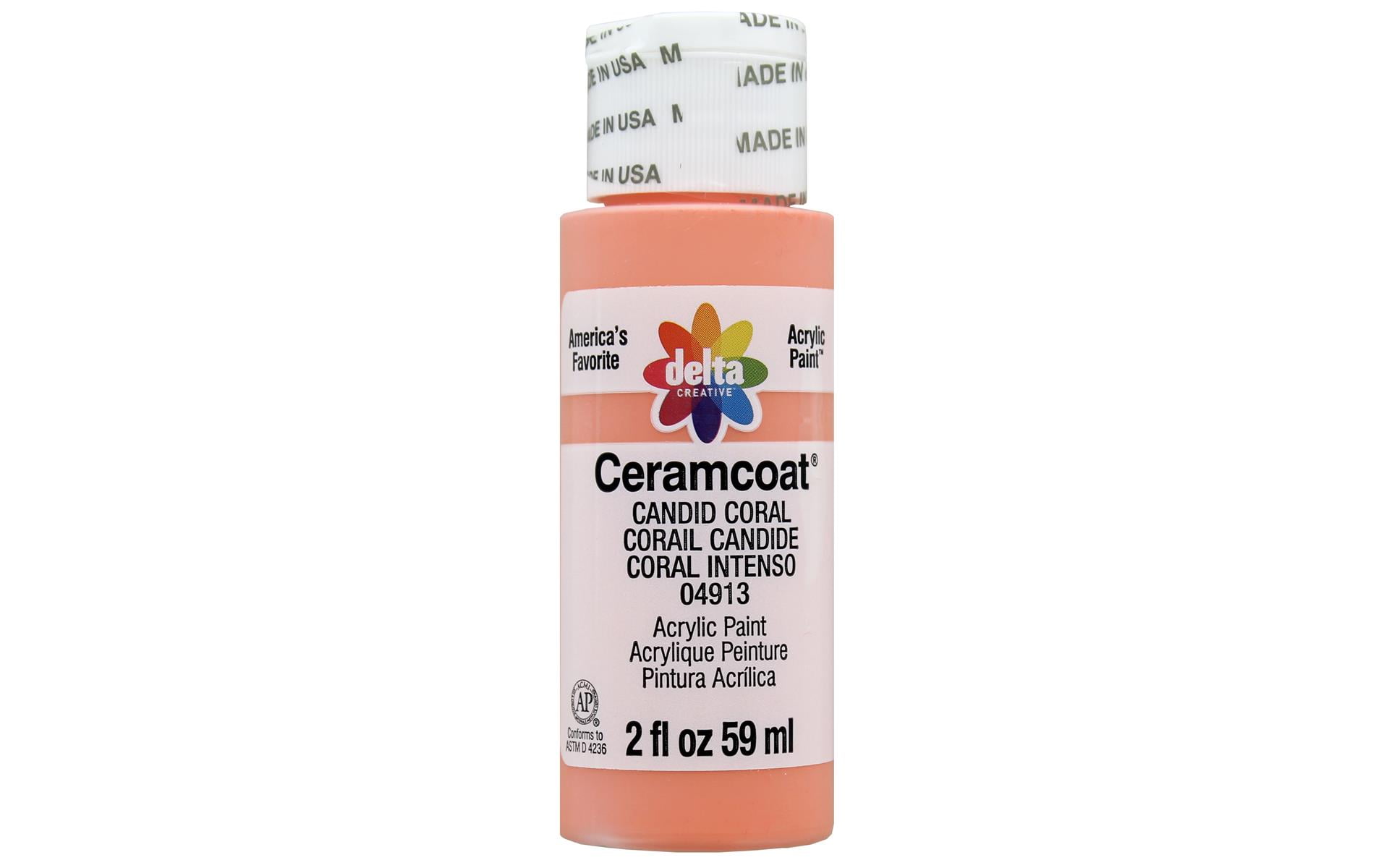 Delta Ceramcoat Acrylic Paint 2oz-Candid Coral - Walmart.com
