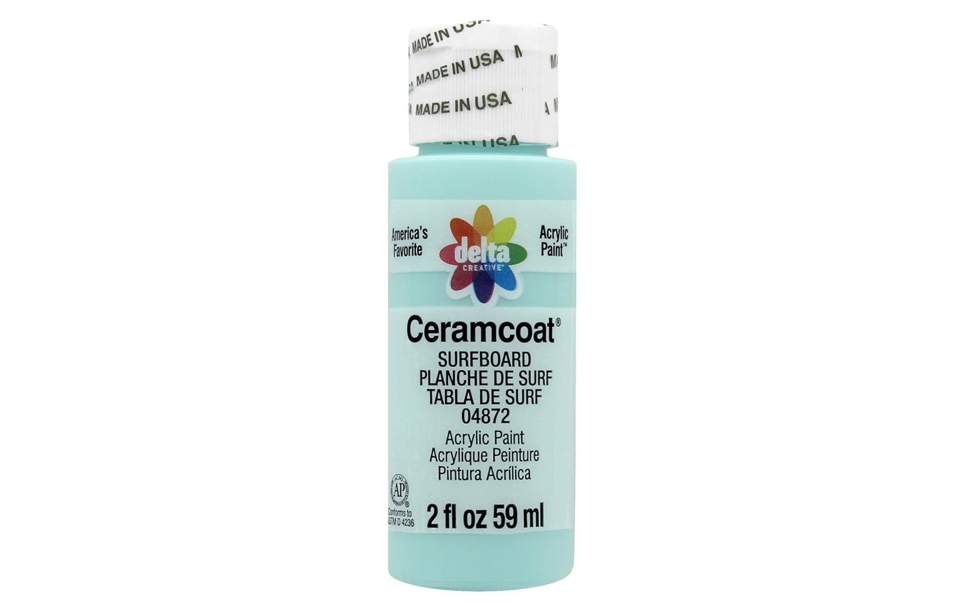 Delta Ceramcoat Acrylic Paint 2oz-Surfboard - Walmart.com