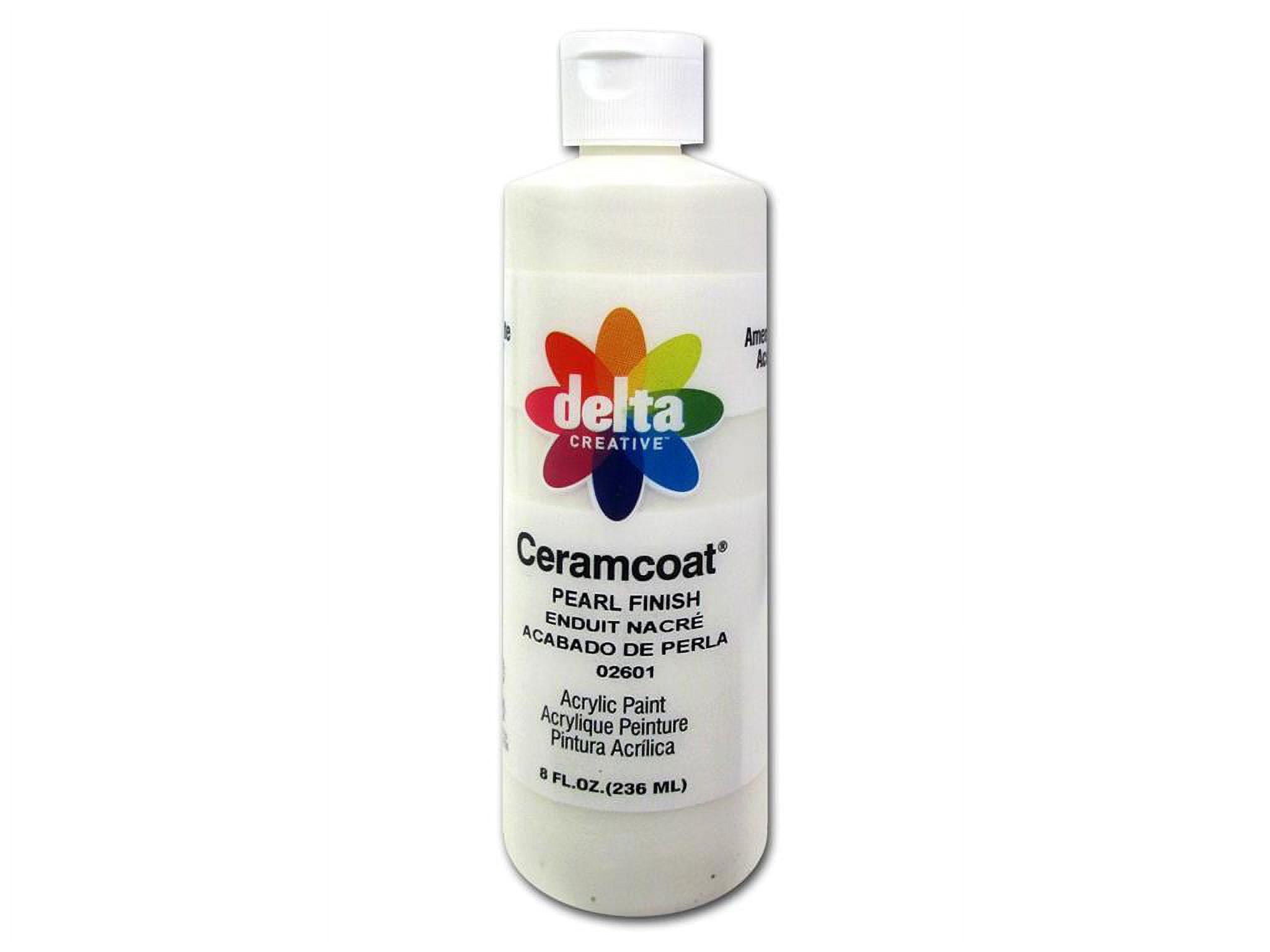 Delta Ceramcoat Metallic Acrylic Paint 8oz-Pearl Finish - Walmart.com