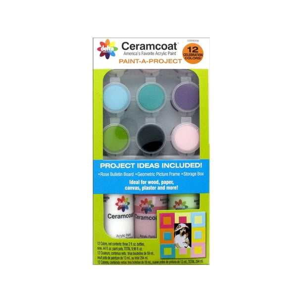 Delta Ceramcoat Paint A Project Set CelebrationClr - Walmart.com
