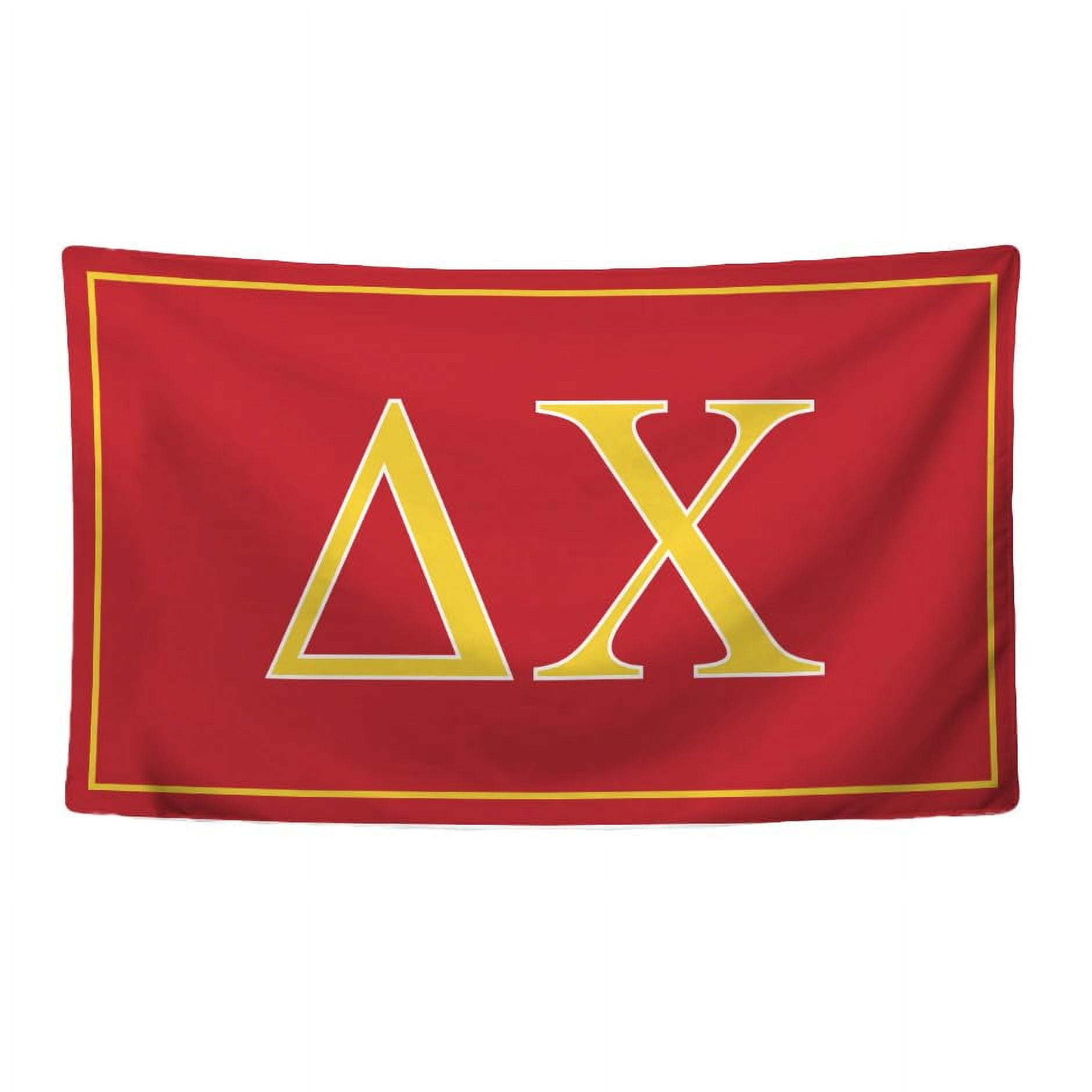 Delta Chi Fraternity Greek Letters Flag, Two-Color Design - Walmart.com