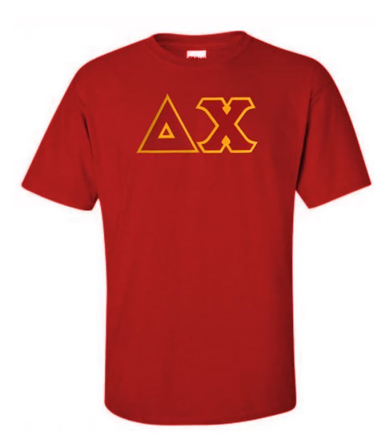 Delta Chi Lettered T-shirt Small Red - Walmart.com