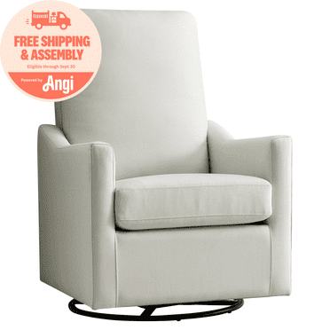 DaVinci Field Swivel Glider in Cotton Weave - Walmart.com