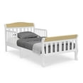 Free Shipping! Delta Children Canton Toddler Bed, Bianca White/Natural ...