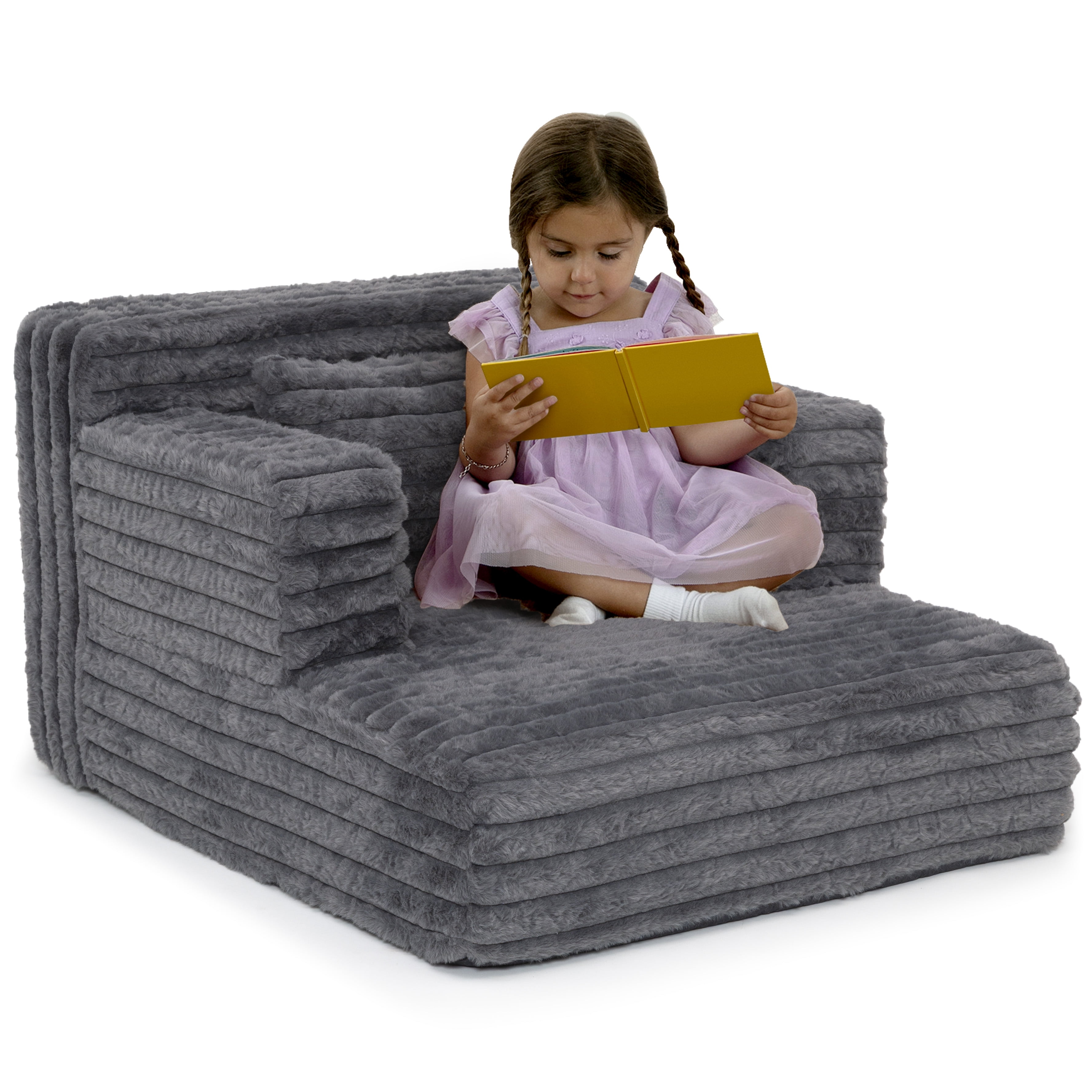 Delta Children Cozee Chaise Bedtime Lounger Chair, Midnight - Walmart.com