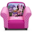 Delta Children Disney Minnie Mouse Kids Upholstered Chair with Sculpted ...