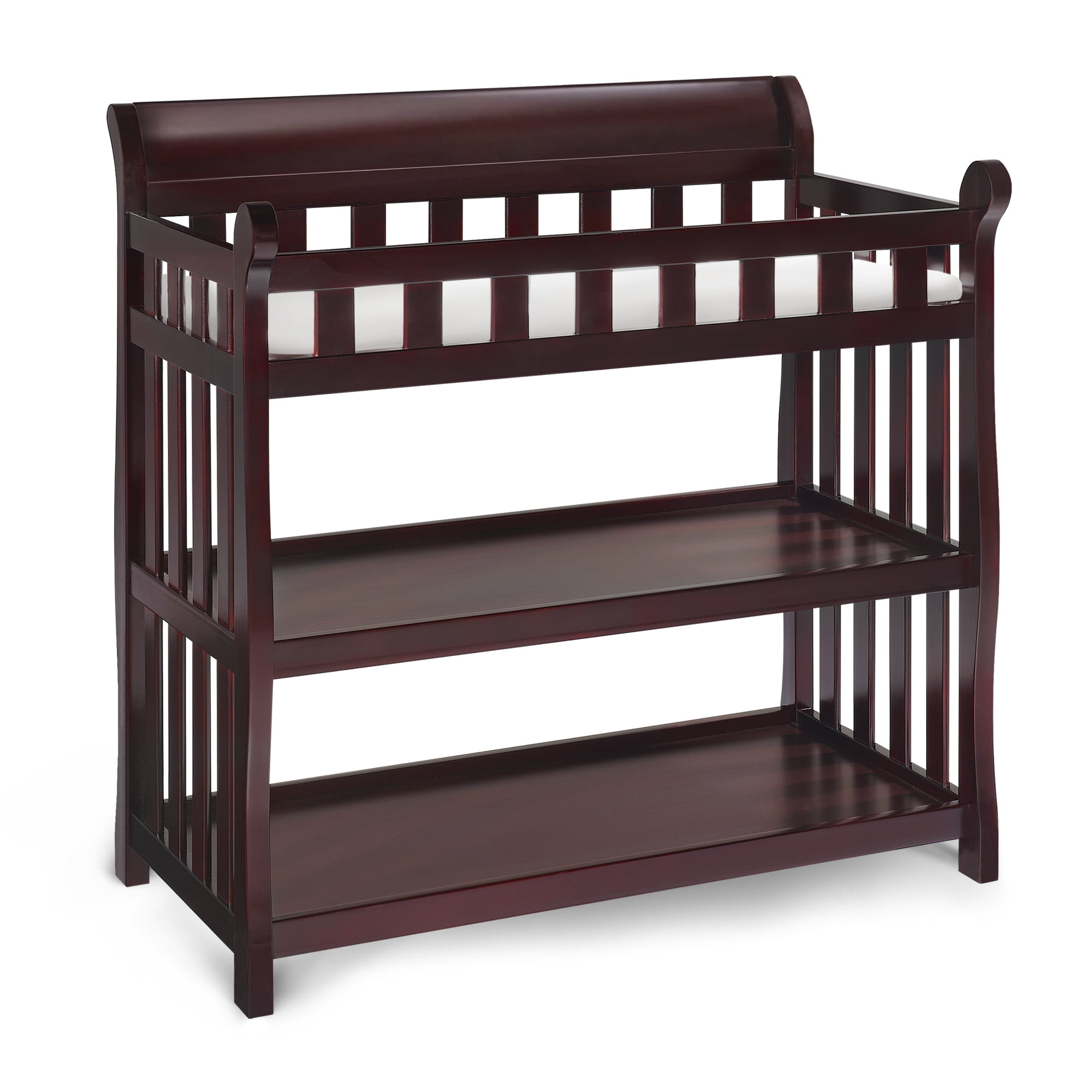 Delta Children Eclipse Changing Table with Pad, Espresso Cherry ...