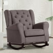Baxton Studio Bethany Modern and Contemporary Gray Fabric Upholstered ...