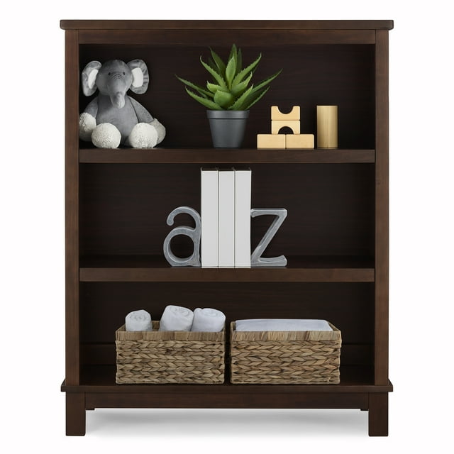 Delta Children Epic 3-Tier Kids Bookshelf, Walnut Espresso - Walmart.com