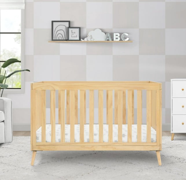 Delta Children Essex 4-in-1 Convertible Crib, Natural - Walmart.com