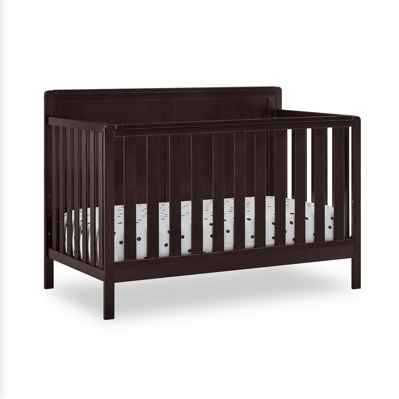 Delta Children Hartley 6-in-1 Convertible Crib, Dark Chocolate ...