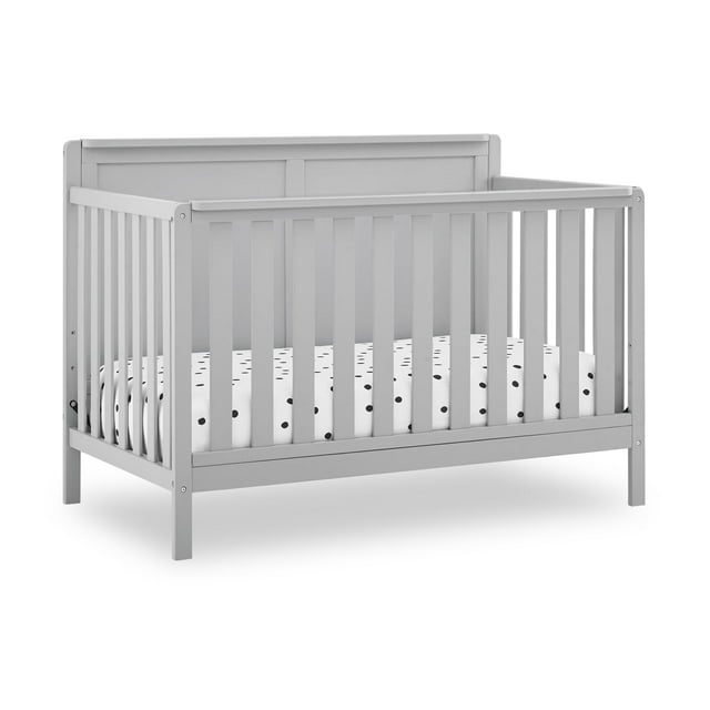 Delta Children Hartley 6-in-1 Convertible Crib, Grey - Walmart.com