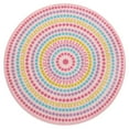 Delta Children Kids Rainbow Dot Round Area Rug, 39-Inch, Pink - Walmart.com