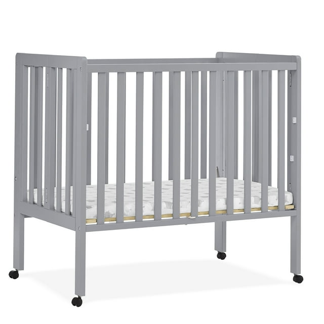 Delta Children Lee Portable Folding Mini Crib with 1.5-Inch Mattress ...