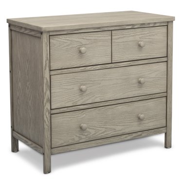 Delta Children Cambridge 3 Drawer Dresser with Interlocking Drawers ...