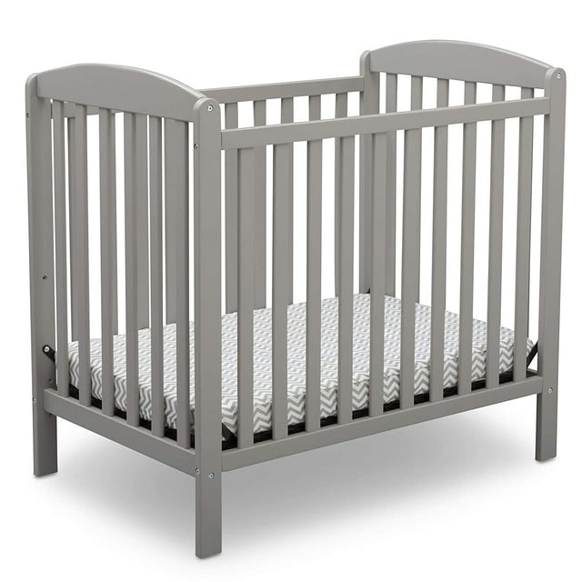 Delta Children NEW Gateway Mini Convertible Baby Crib with Mattress ...