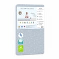 Delta Children Refresh 2-Stage Crib and Toddler Mattress - Breathable ...