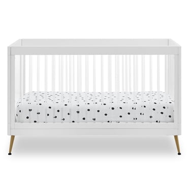 Soho Baby Hampton 4-in-1 Convertible Crib, Stone Wash, GreenGuard Gold ...