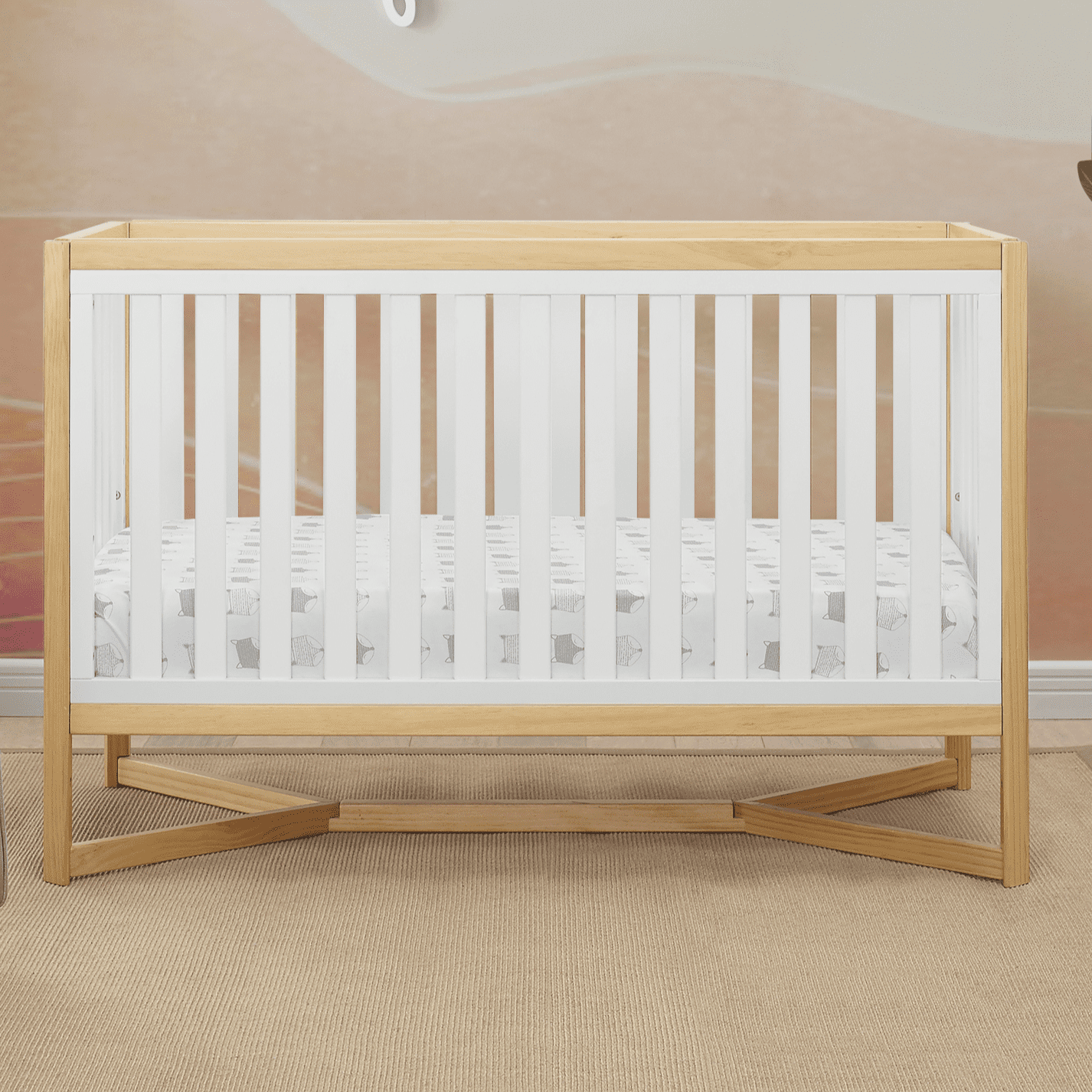 Delta Children Tribeca 4-in-1 Convertible Crib, Bianca White ...