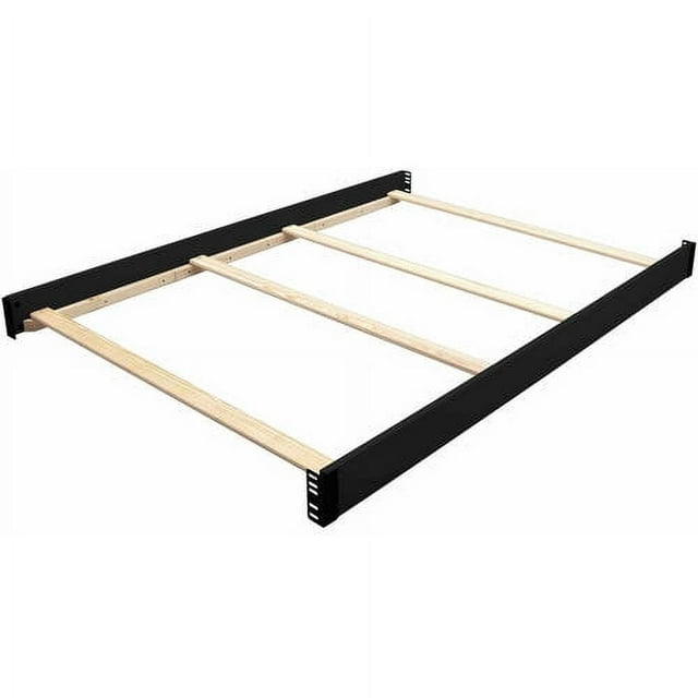 Delta Children Wooden Full Size Bed Rails 0050, Black - Walmart.com