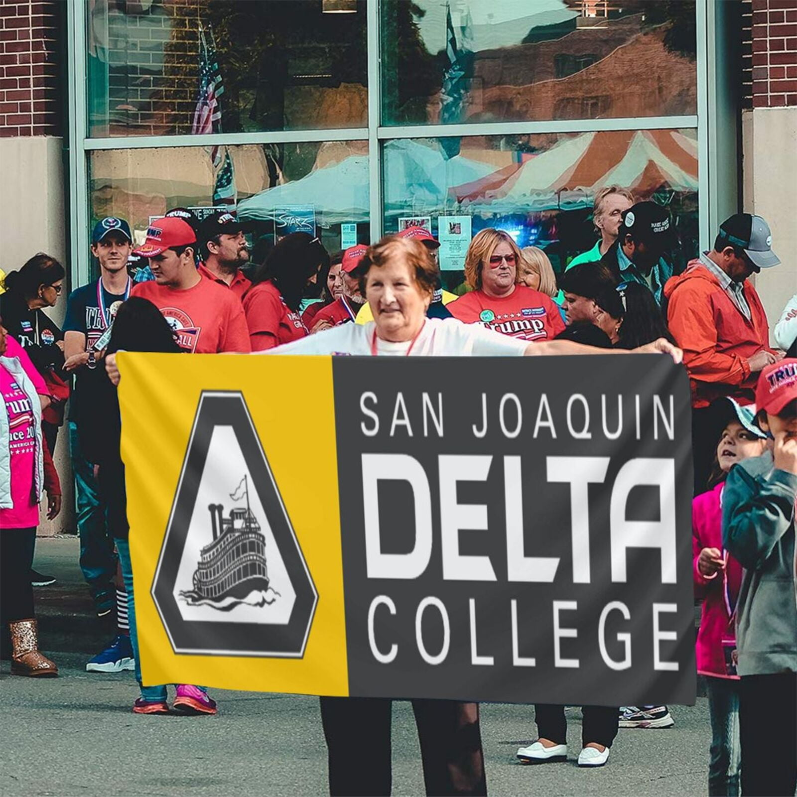 Delta College Inc Logo Flag 3x5 FT Holiday Banner Garden Yard House ...