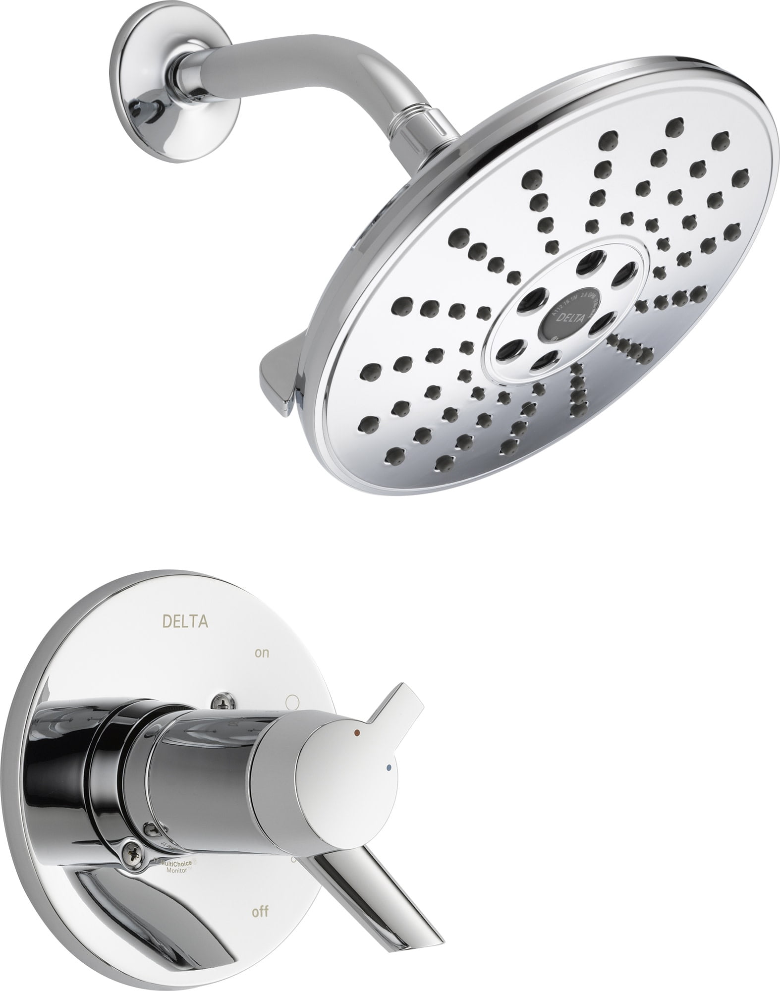 Delta Compel Chrome 17T Series H2Okinetic Shower Valve Trim - Walmart.com