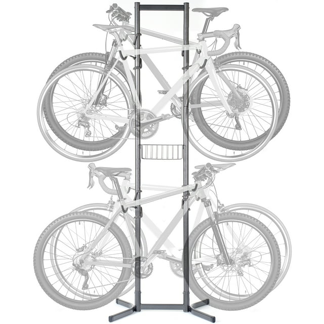 Delta Cycle Four Bike Freestanding Bicycles Stand for Indoor Garage ...
