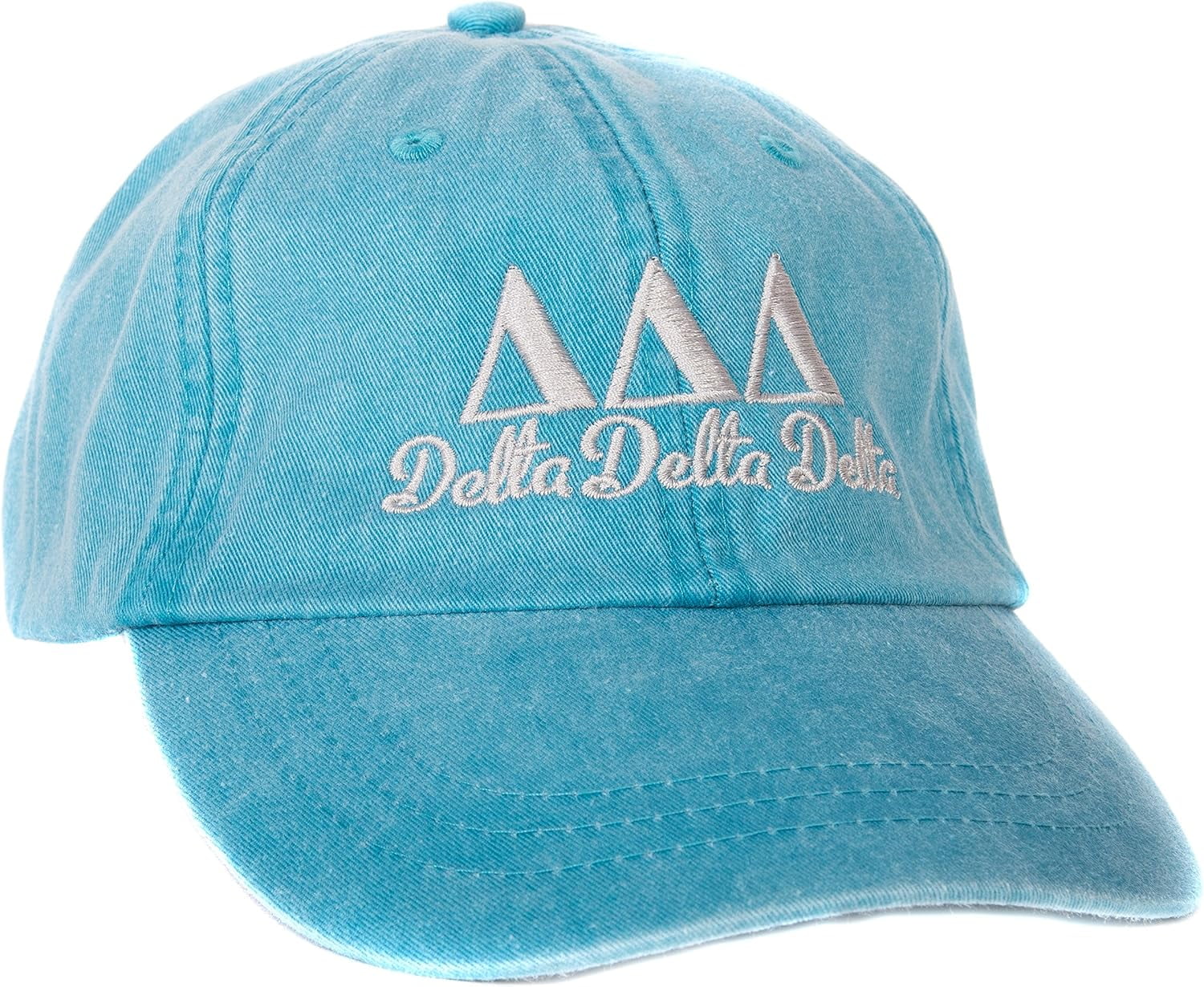 Delta Delta Womens Sorority Baseball Hat Tri- Adjustable Embroidered ...