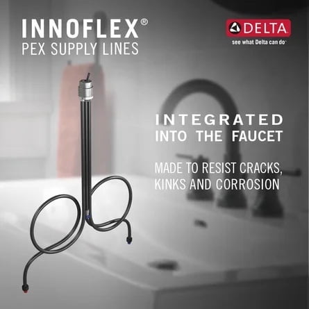 Delta Dryden 2 Handle Widespread Bathroom Faucet: Stainless - Walmart.com