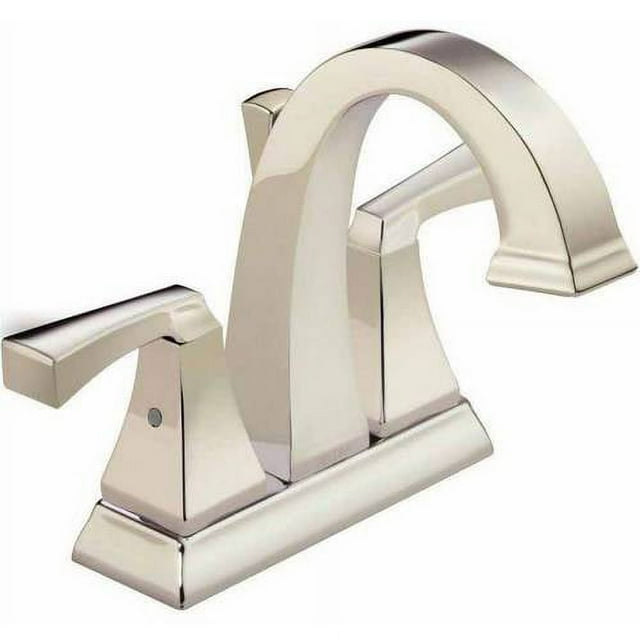 Delta Dryden Two Handle Centerset Bathroom Faucet, Polished Nickel - Walmart.com