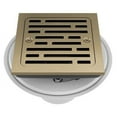 Free Shipping! Delta Dt062412 4" Tile-In Square Shower Drain - Bronze ...