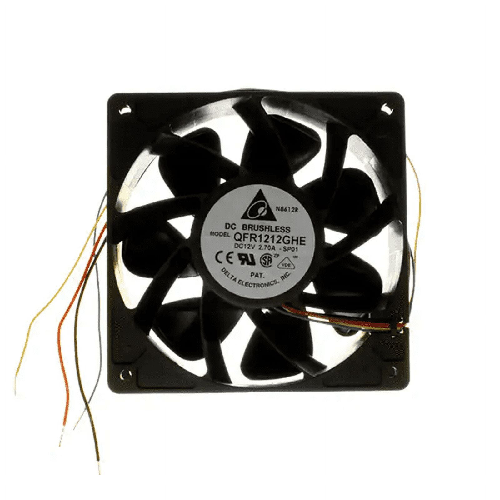 Delta Electronics QFR1212GHE 12V Cooling Fan, 120 x 120 x 38 mm ...