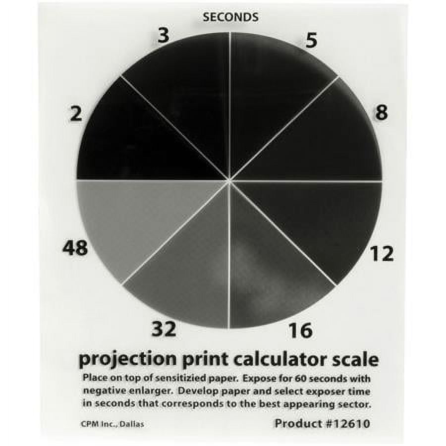Delta Enlarging Print Projection Scale Exposure Aid, 4x5" Size ...