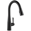 Delta Marca One Handle Black Pulldown Kitchen Faucet - Walmart.com
