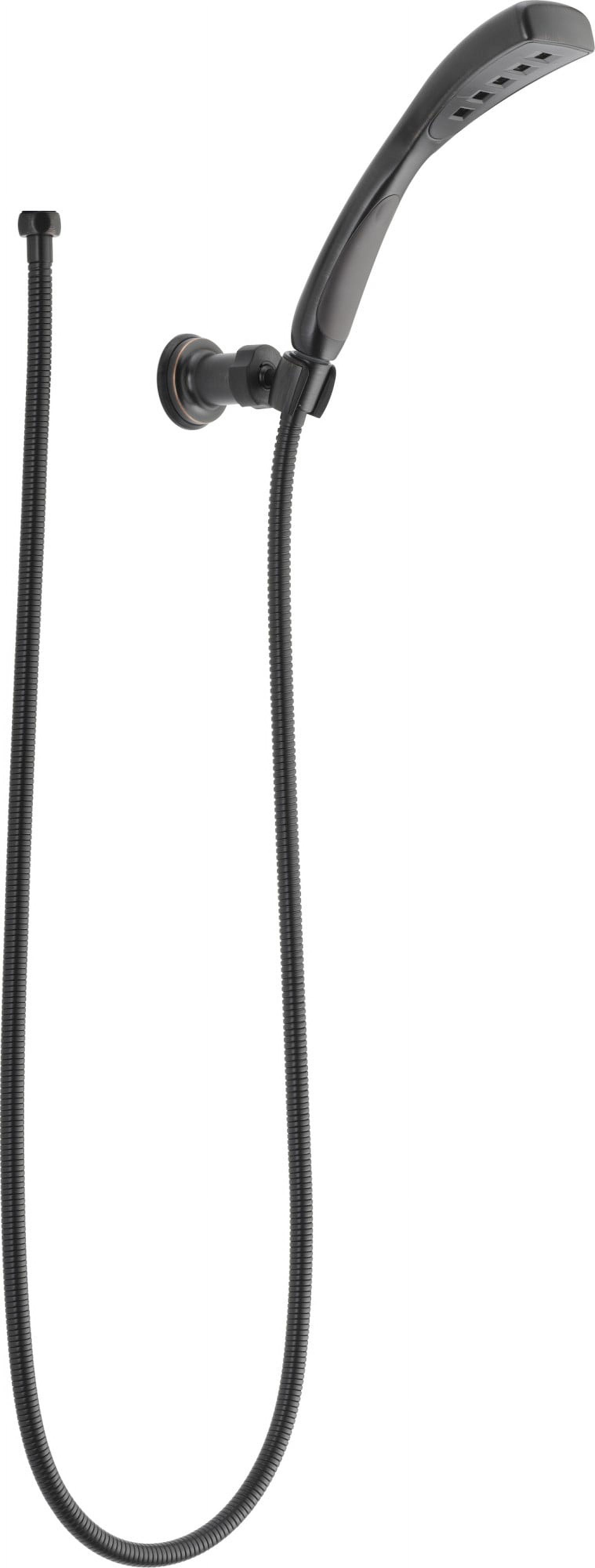 Delta Faucet 55411RB H2Okinetic Adjustable WallMount Hand Shower ...