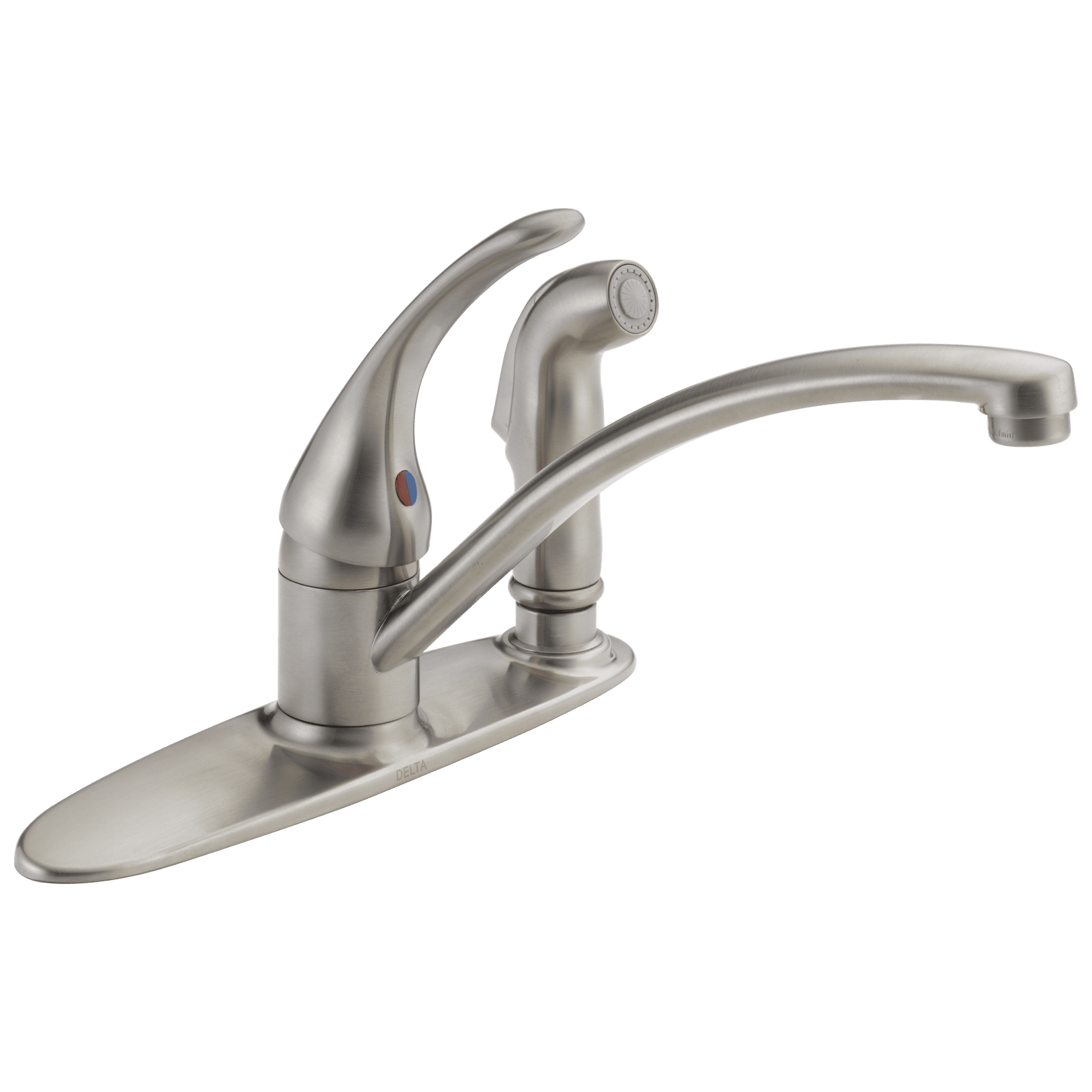 Free Shipping! Delta Faucet Foundations® Single Handle Kitchen Faucet ...