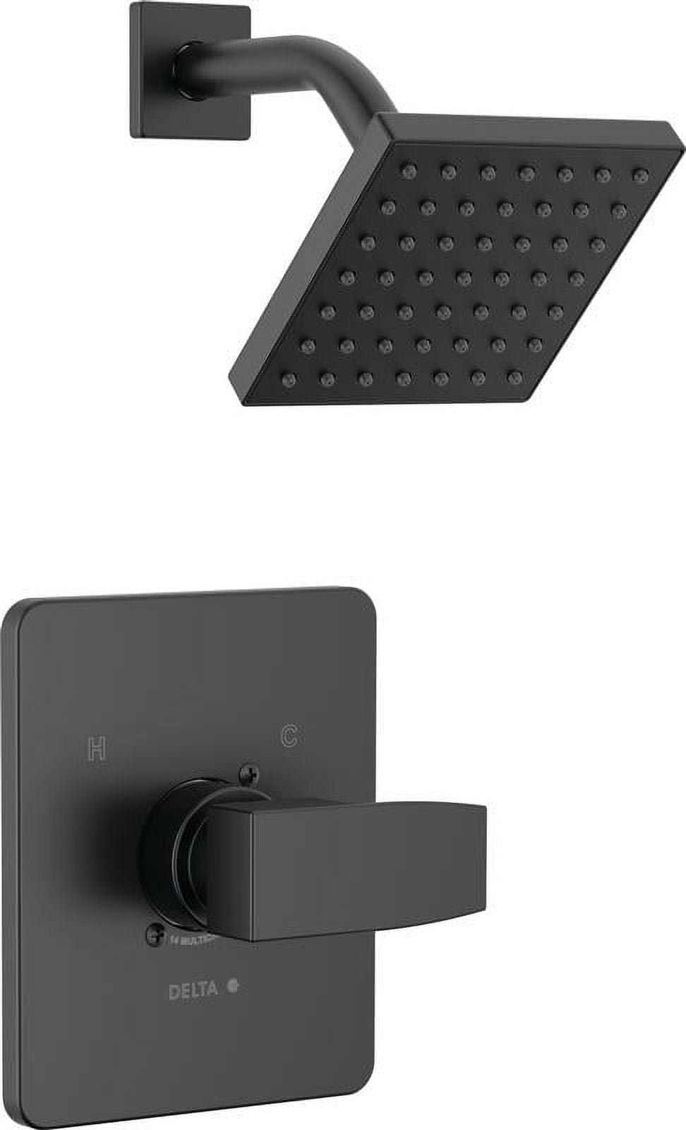 Delta Modern Shower Head Kit with Monitor Cartridge Trim Package ...
