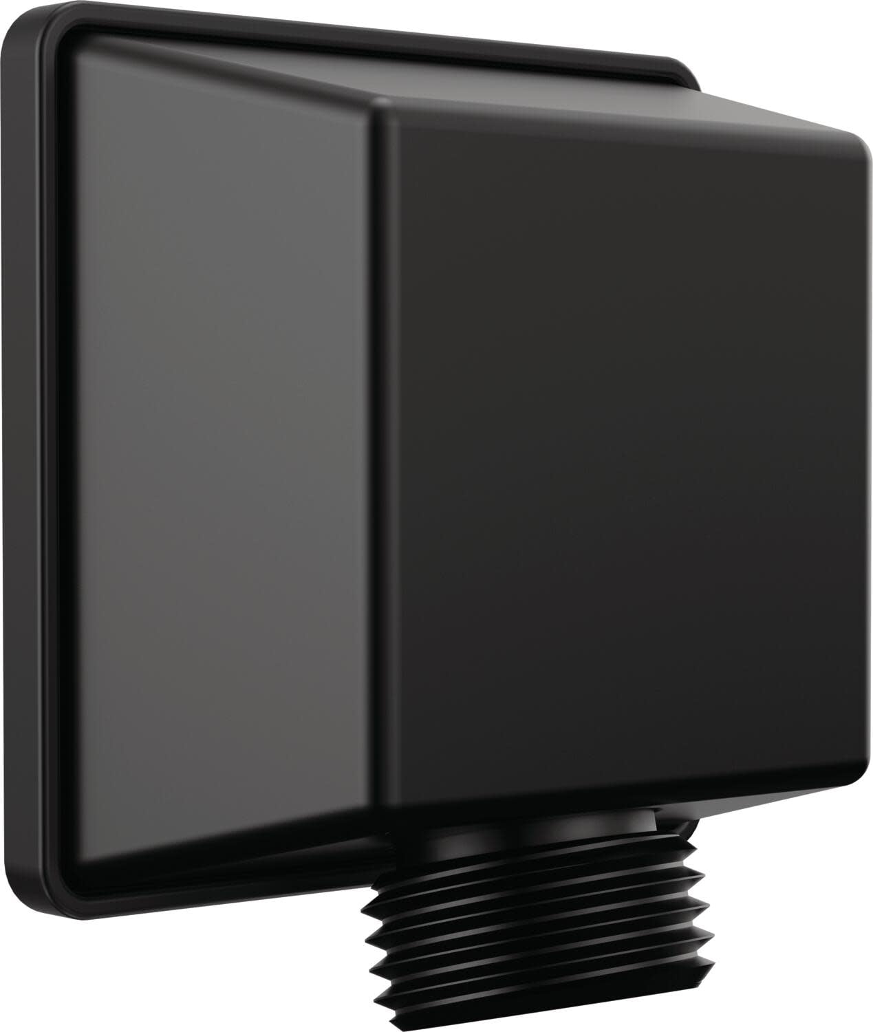 Delta Square Wall Elbow for Hand Shower in Matte Black 50570-BL ...
