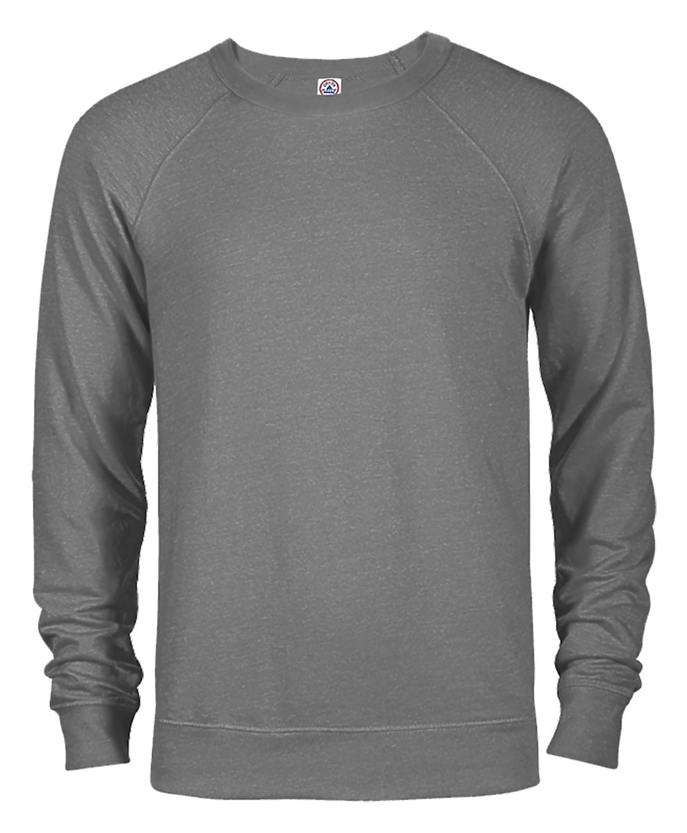 Delta Fleece Adult Unisex French Terry Crew - Walmart.com