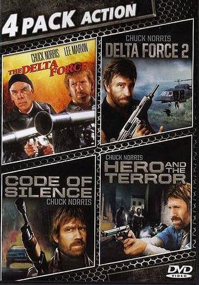 Pre-Owned Delta Force/Delta Force 2/Code of Silence/Hero and the Terror ...