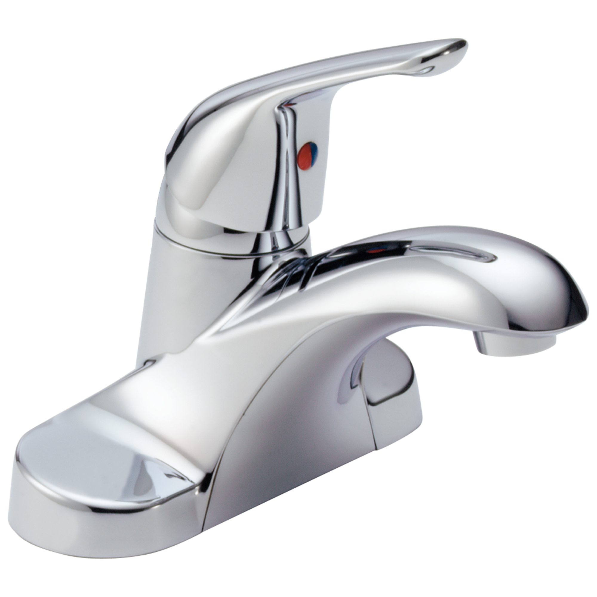 Delta Single Handle Centerset Bathroom Faucet in Chrome 501LF-HGMHDF ...