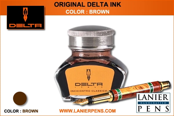 Delta Fountain Pen Ink - Brown - Walmart.com