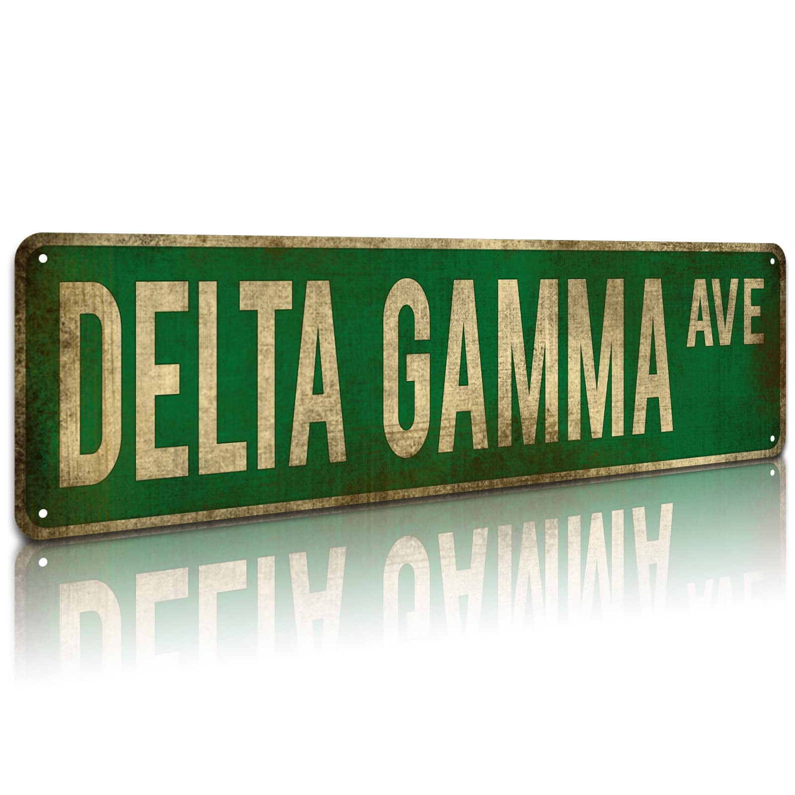 Delta Gamma Ave Tin Sign, Vintage Metal Wall Art Office/home/classroom ...